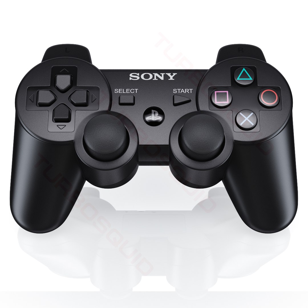 3d Sony Ps3 Dualshock Controller Model