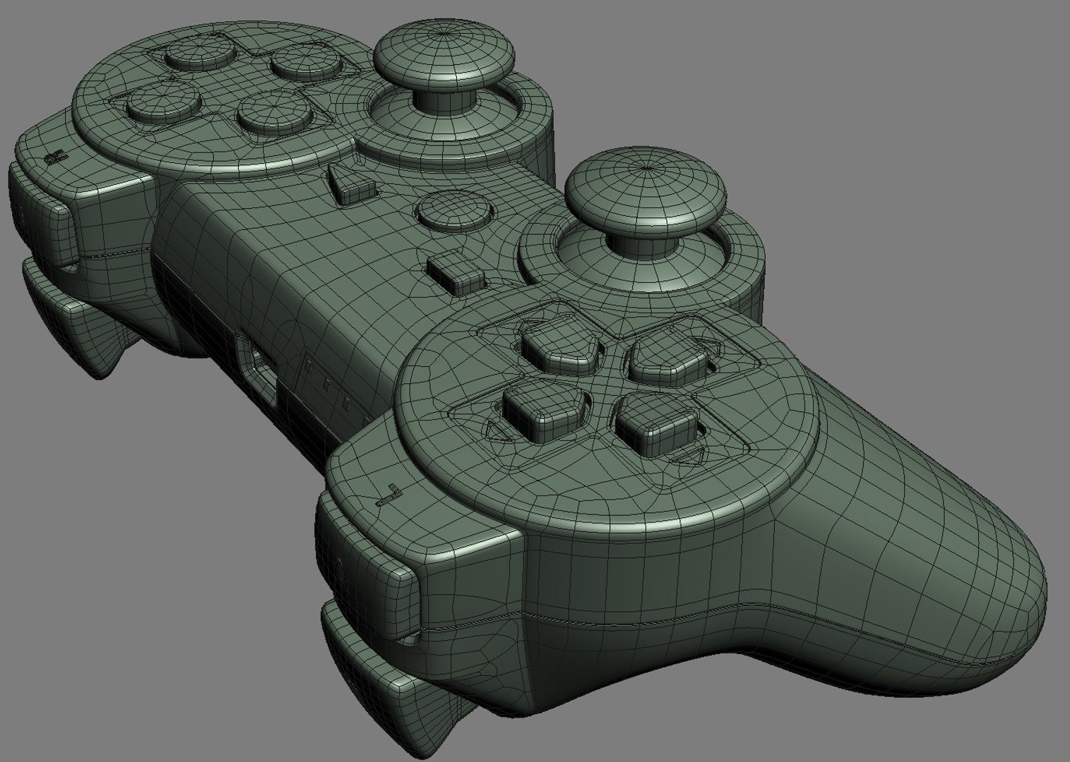 3d sony ps3 dualshock controller model