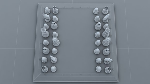 3d model chess set