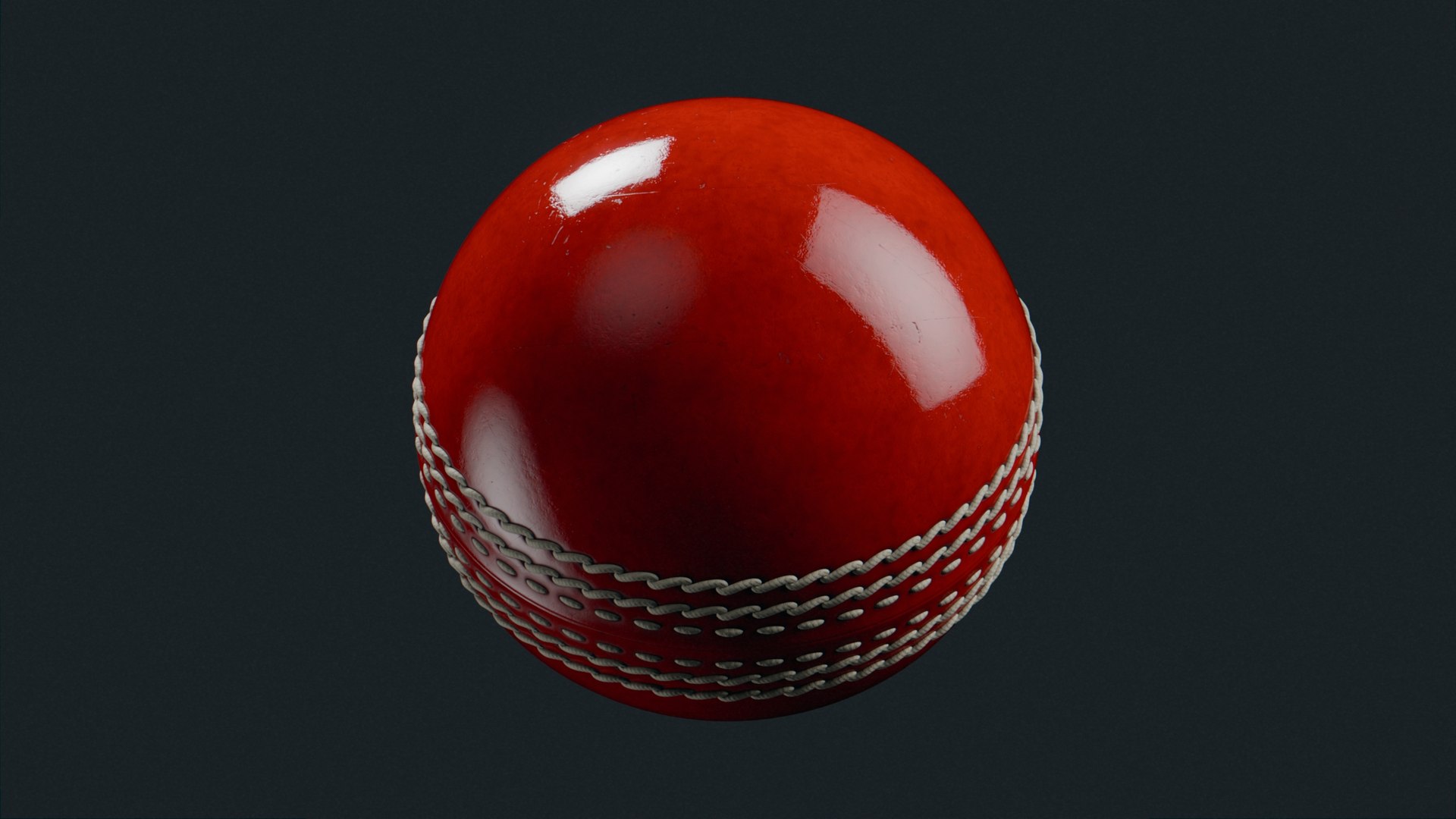 Cricket Ball 3D Model - TurboSquid 2296239
