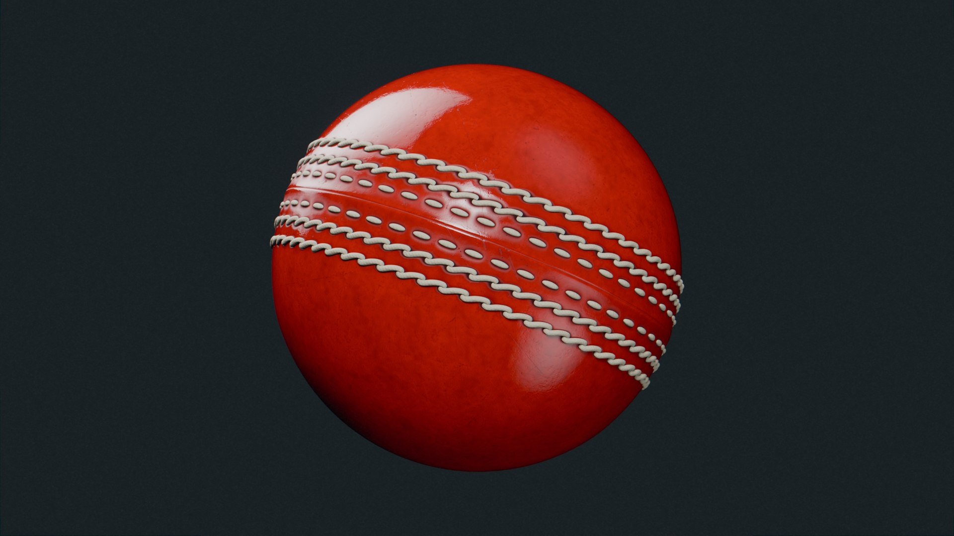 Cricket Ball 3D Model - TurboSquid 2296239