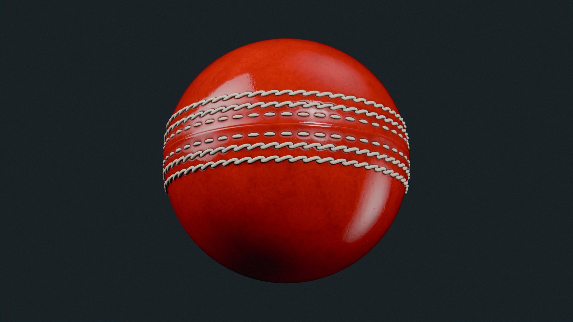 Cricket Ball 3D Model - TurboSquid 2296239