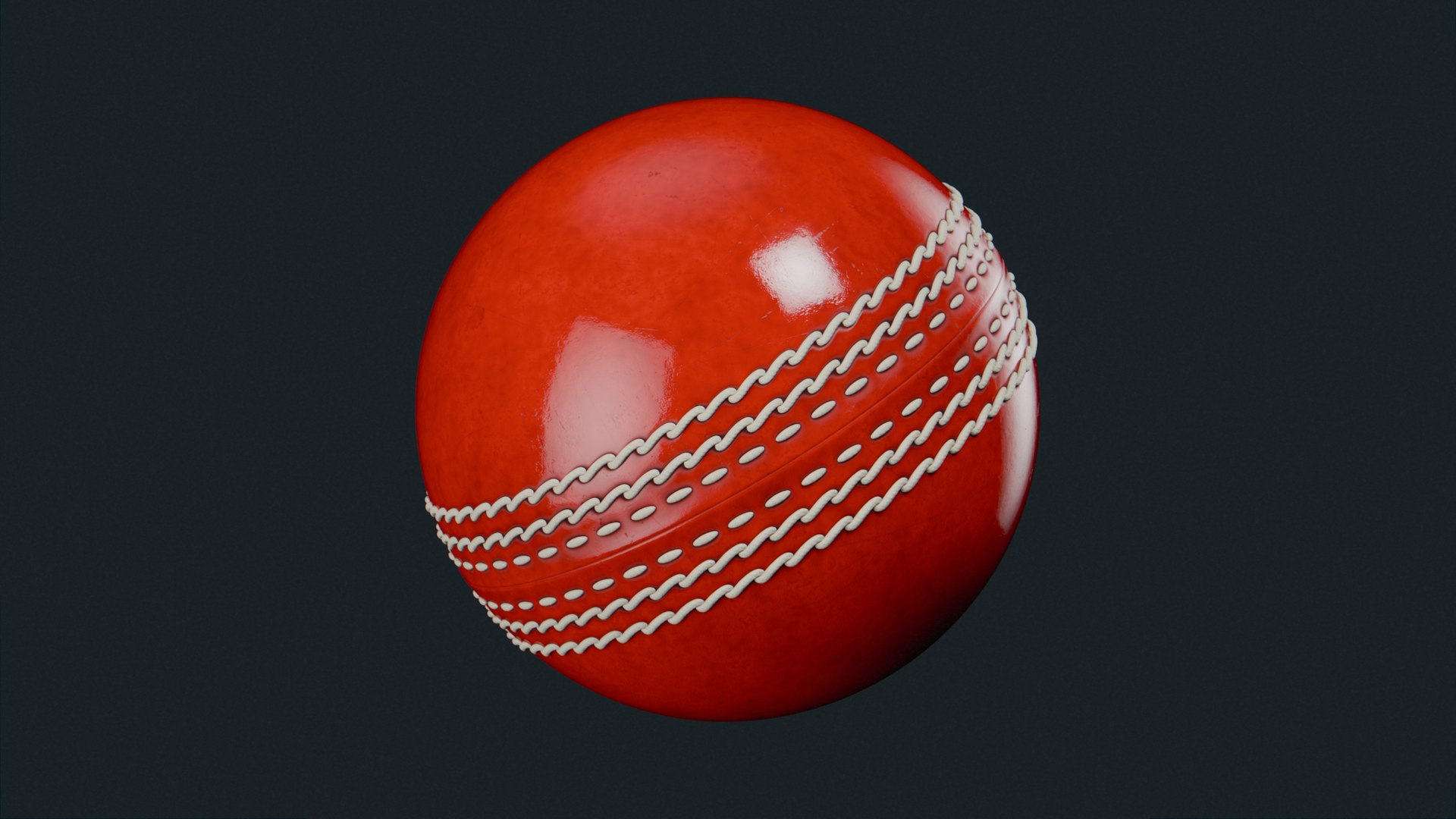 Cricket Ball 3D Model - TurboSquid 2296239