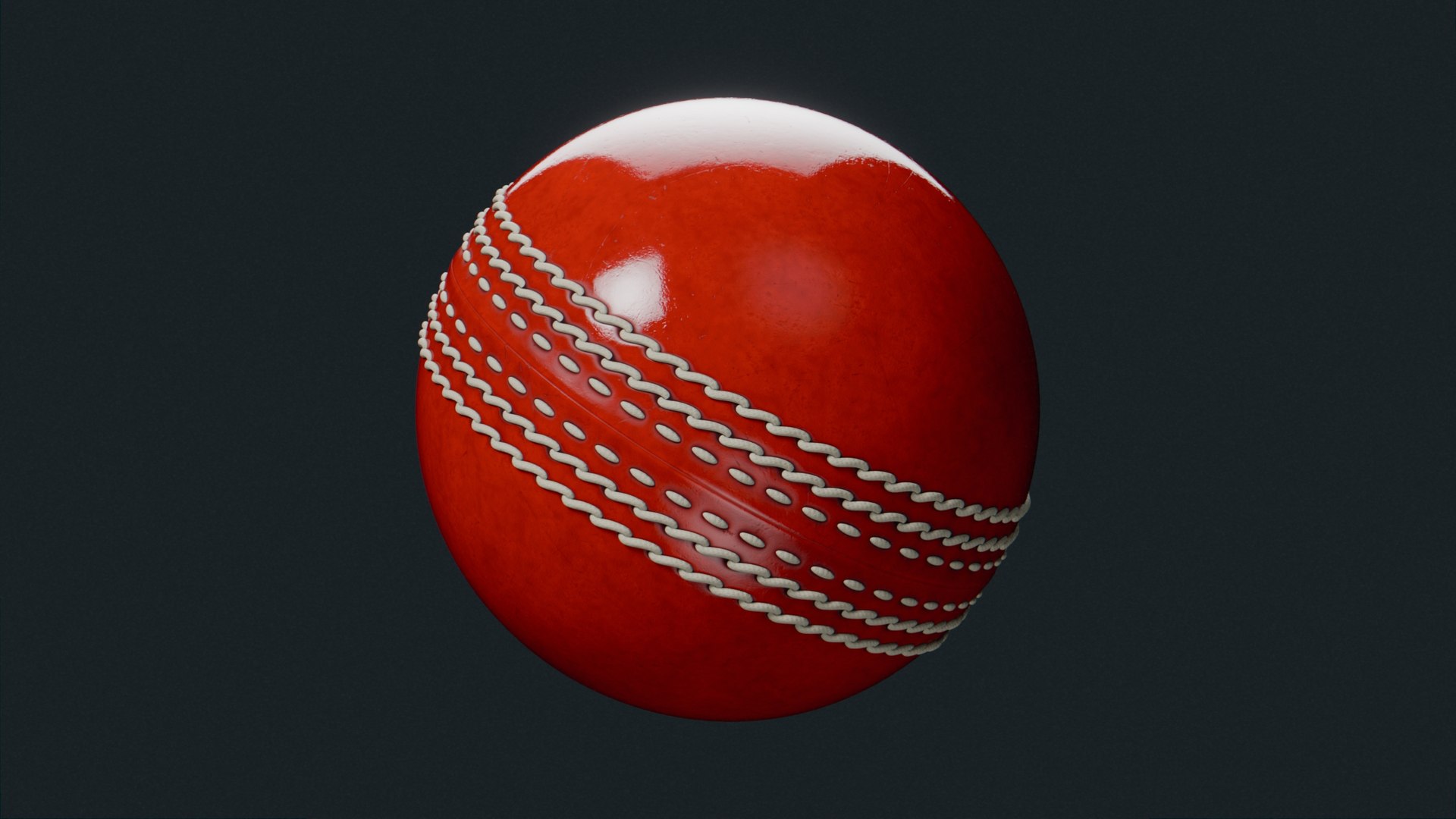 Cricket Ball 3D Model - TurboSquid 2296239