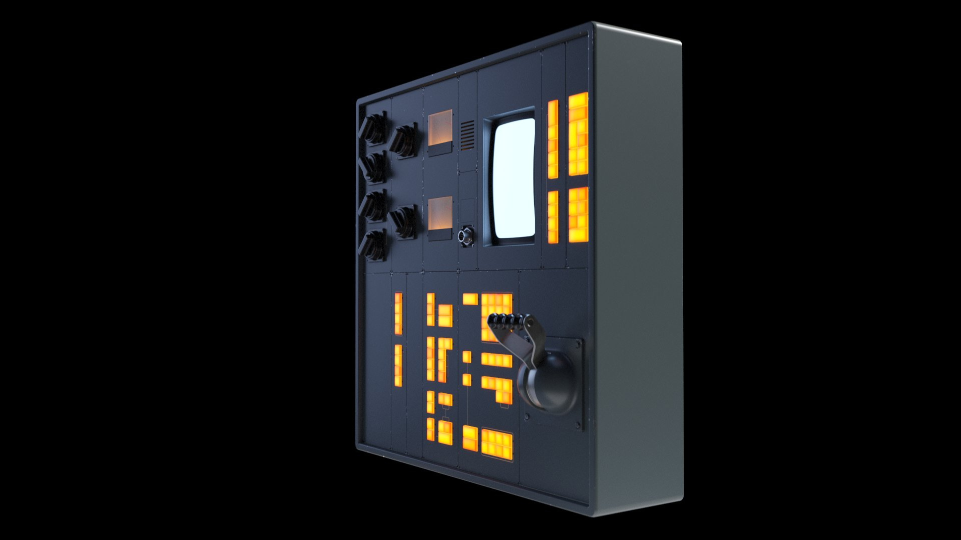 3D Retro-futuristic Modular Device - TurboSquid 2109330