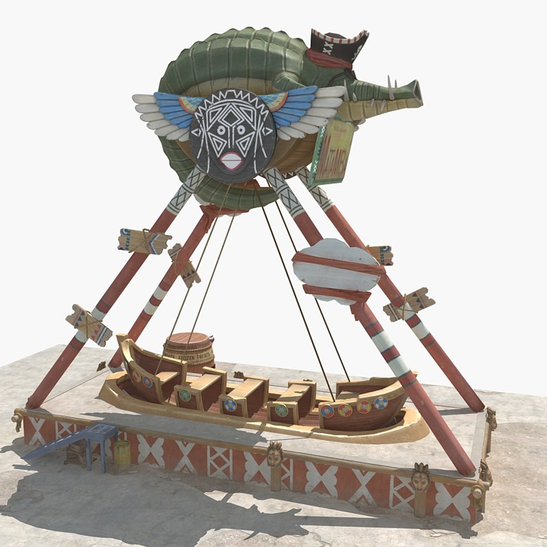 3D model ship theme park - TurboSquid 1494227