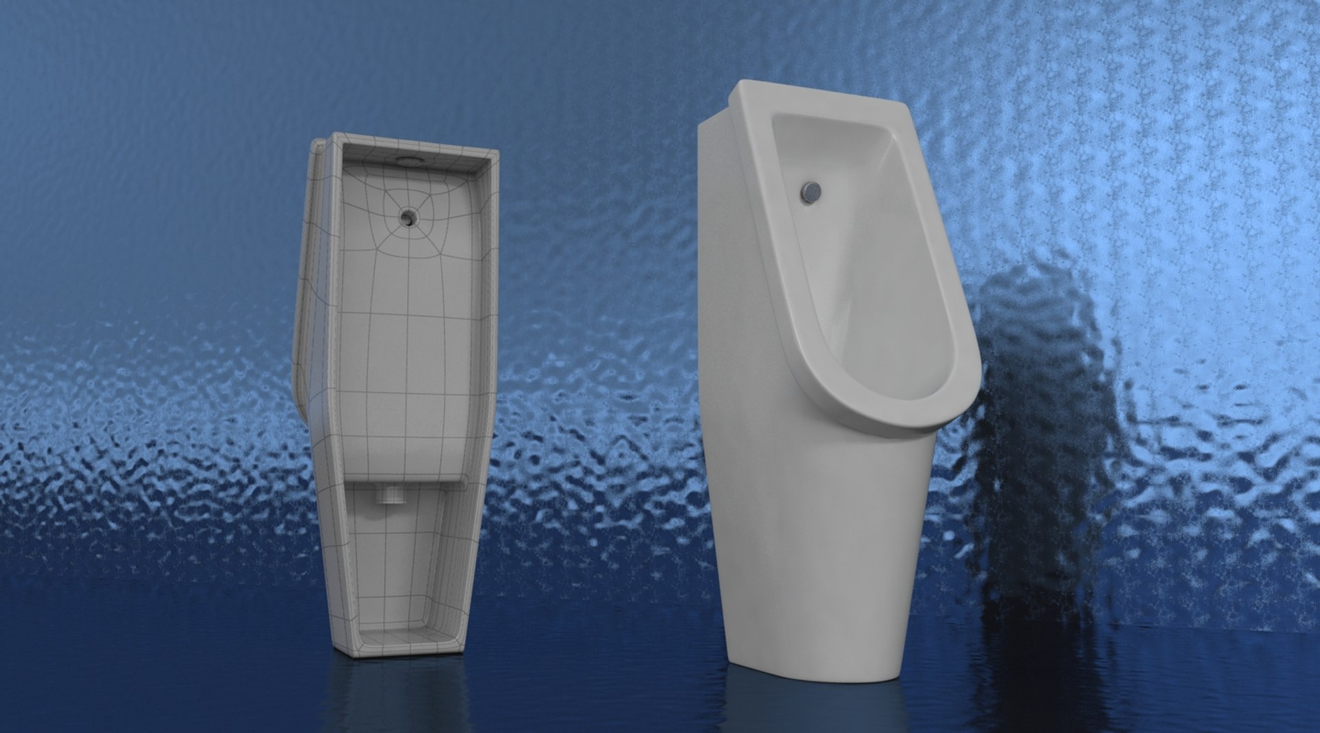 urinal pissoir 3d model