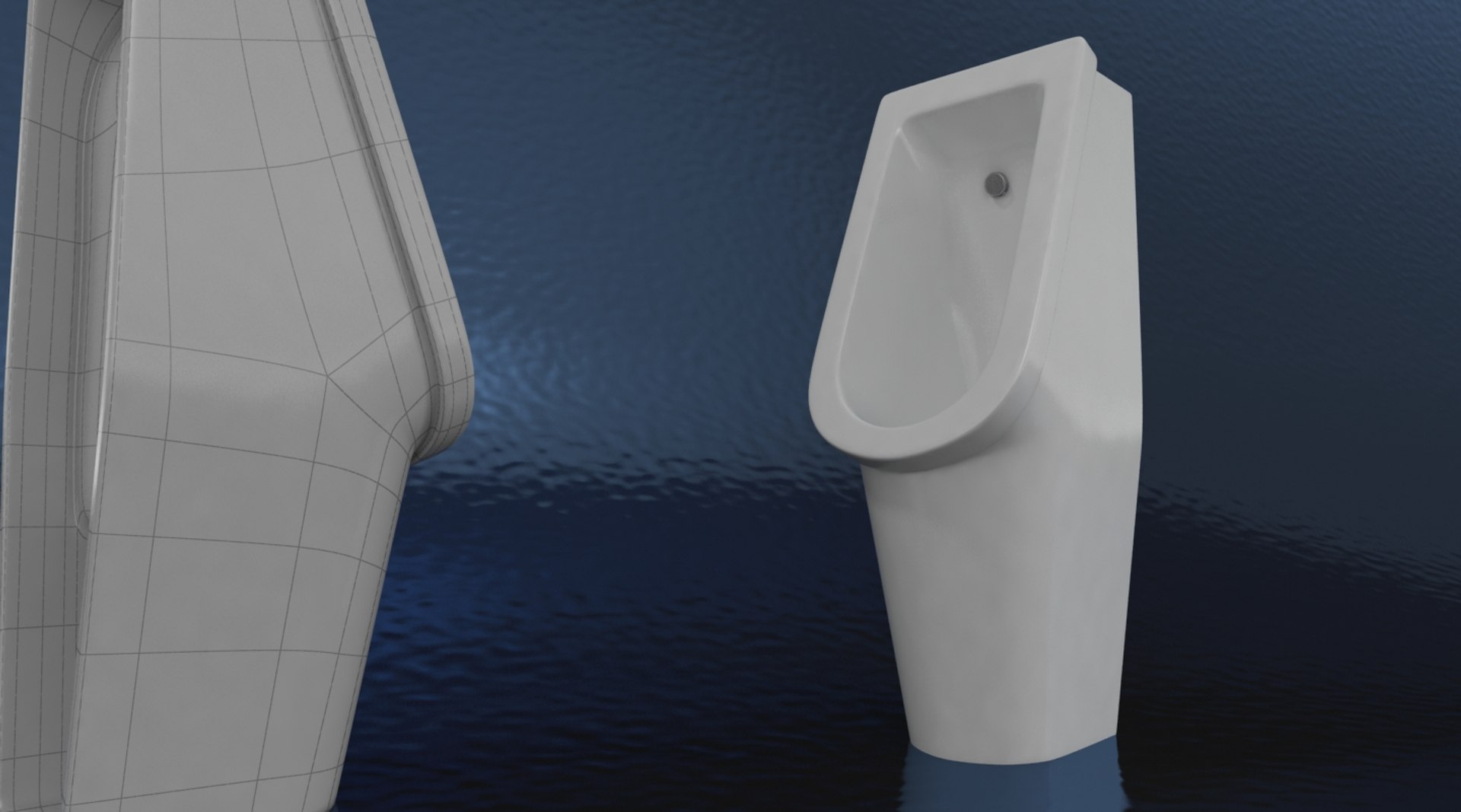 urinal pissoir 3d model