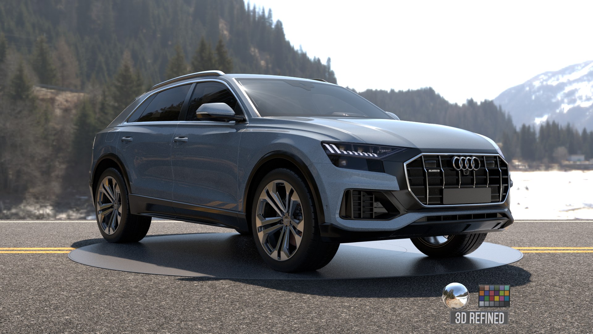 3D Audi Q8 -Rigged And Render Ready-unreal-vray-redshift Model ...