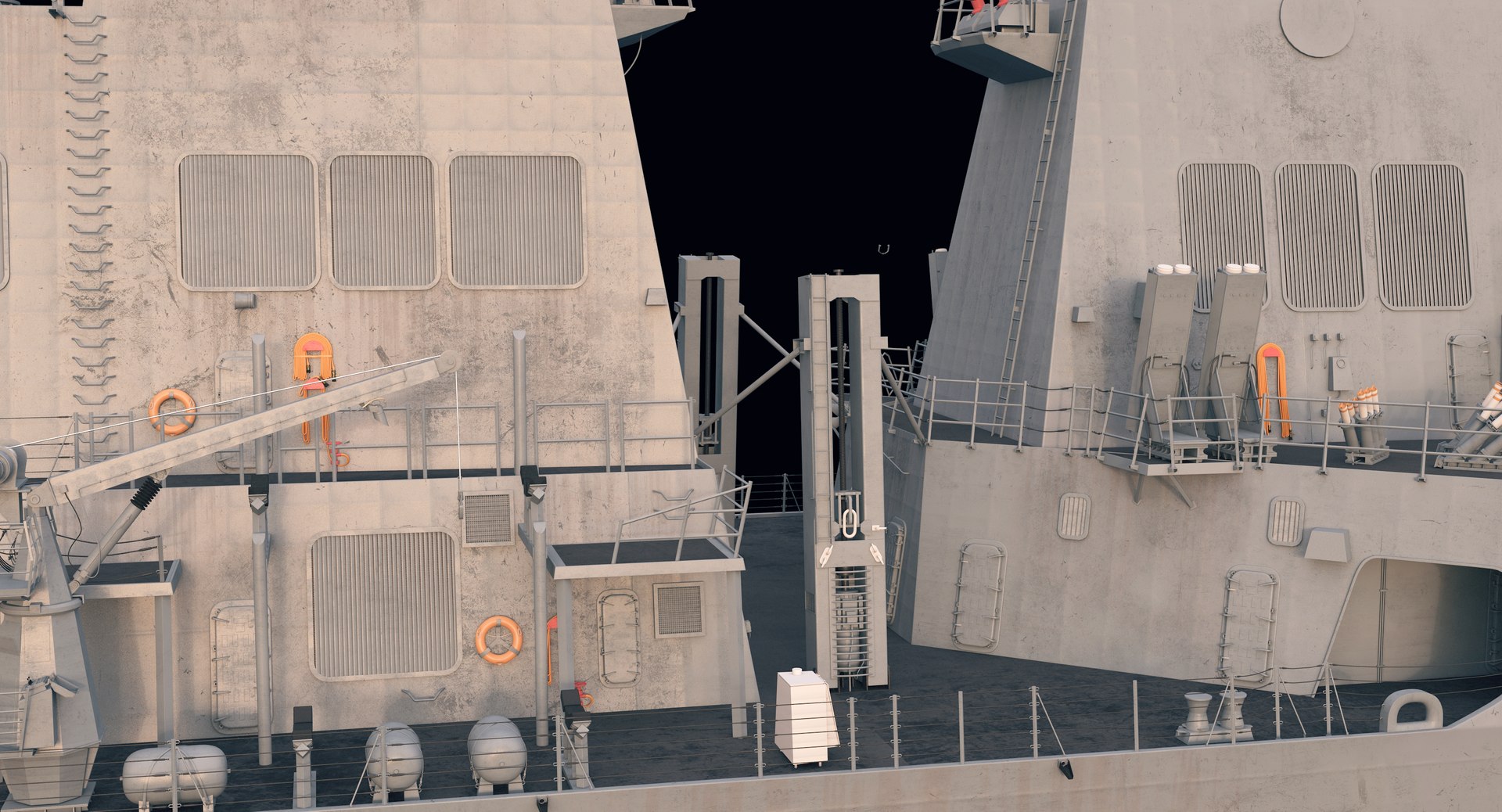 3d uss ddg 101 model