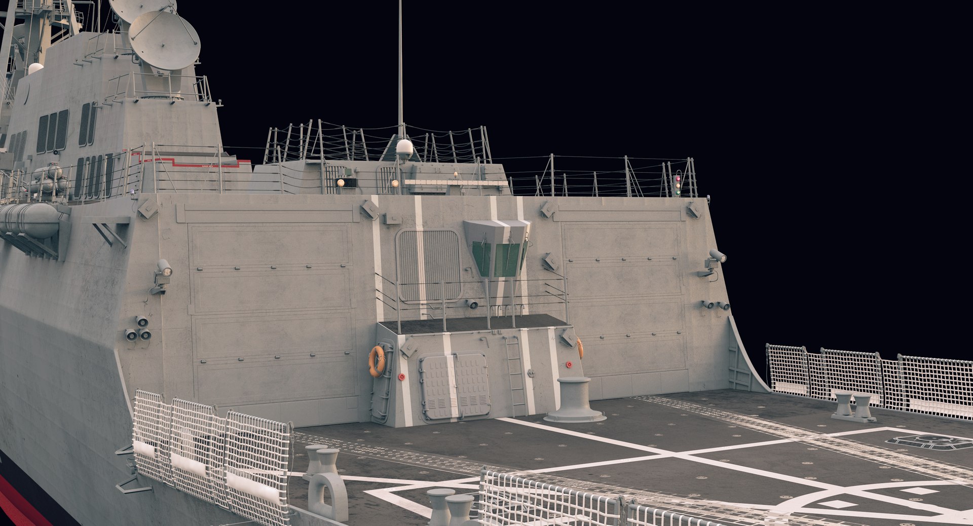 3d uss ddg 101 model