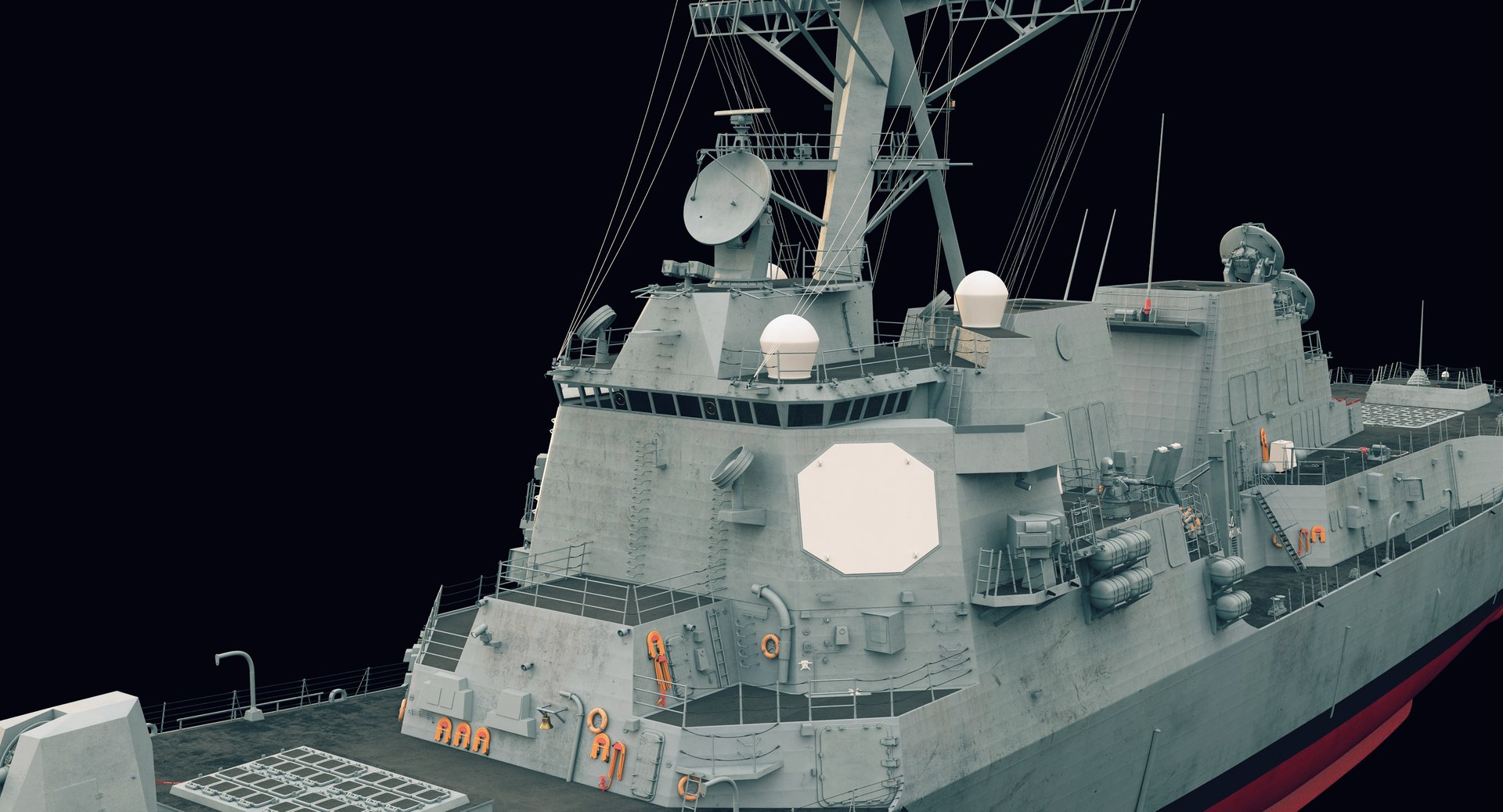 3d uss ddg 101 model