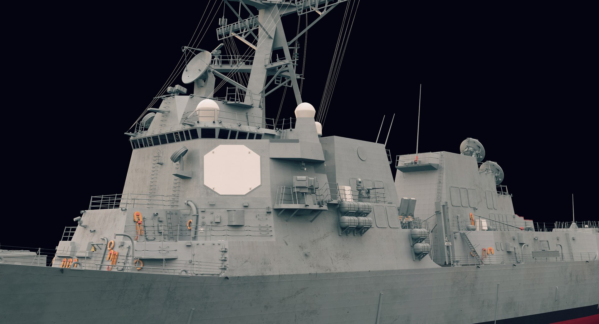3d uss ddg 101 model