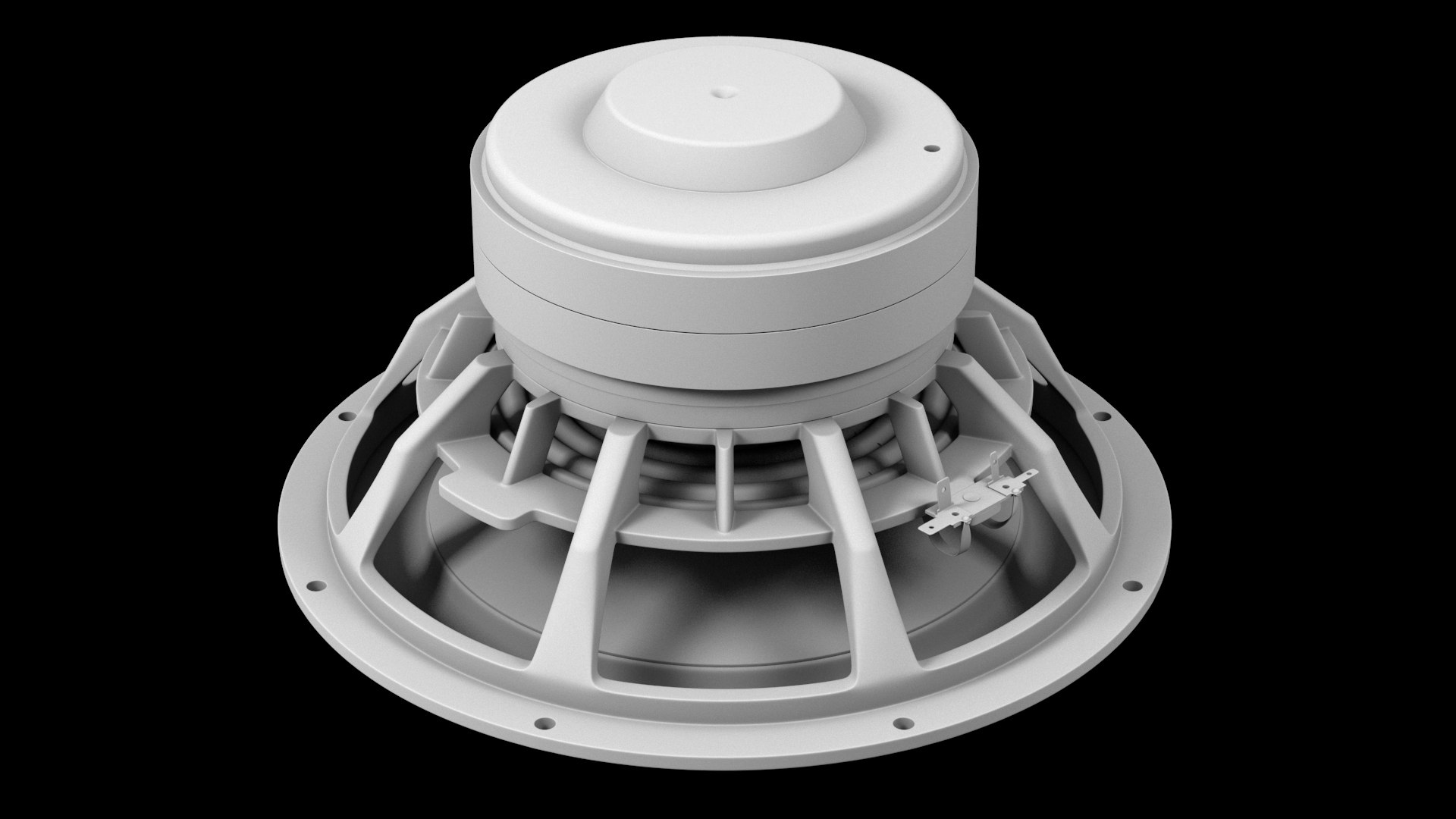 3D Peerless Subwoofer Driver - TurboSquid 2148226