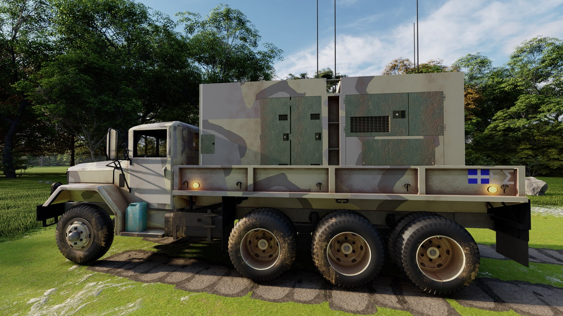 3D Military Truck M35 - TurboSquid 2275683
