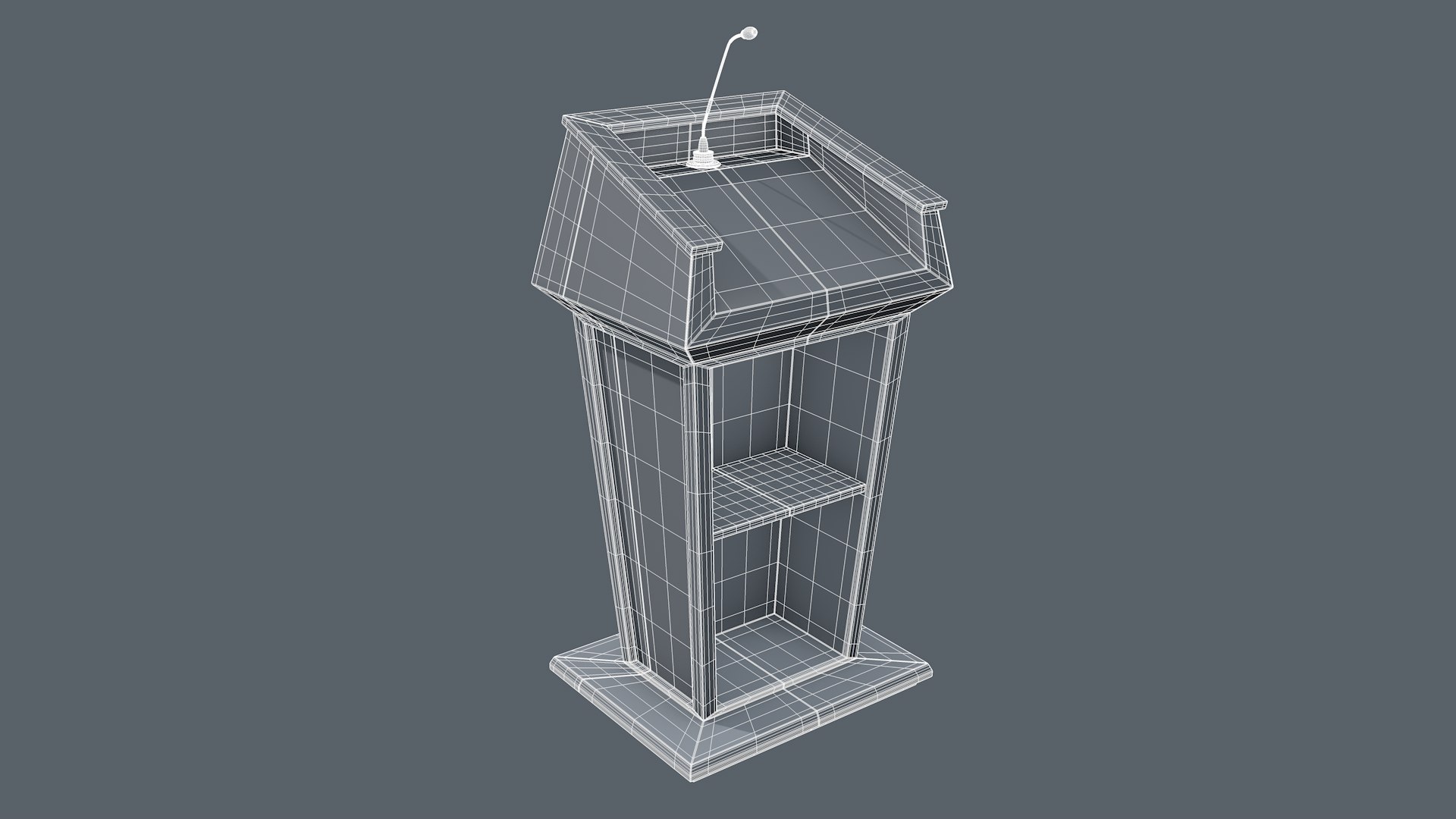 Podium 3D Model - TurboSquid 1647274