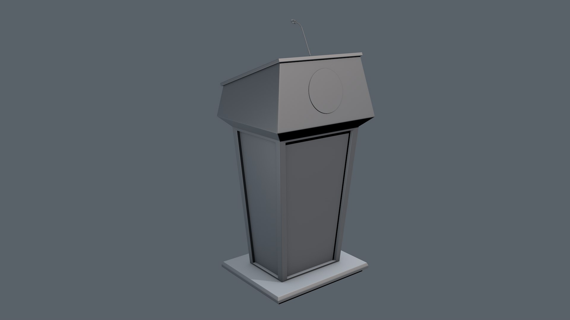 Podium 3D Model - TurboSquid 1647274