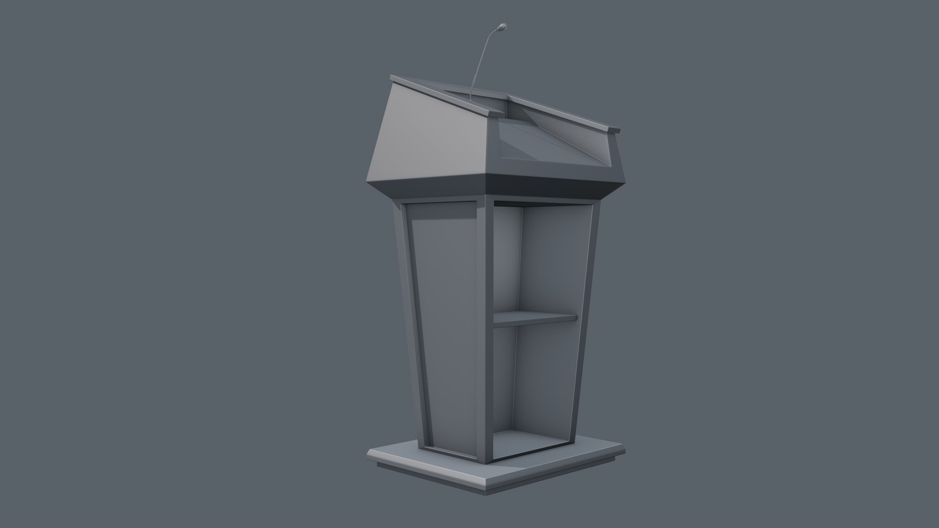 Podium 3D Model - TurboSquid 1647274