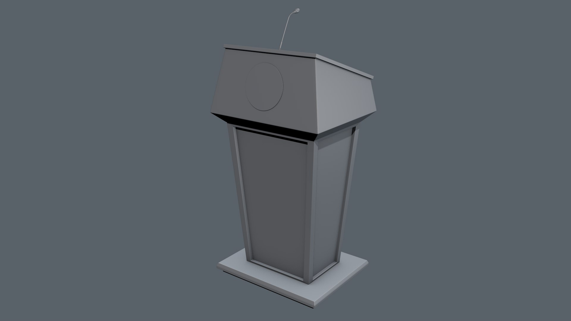 Podium 3D Model - TurboSquid 1647274