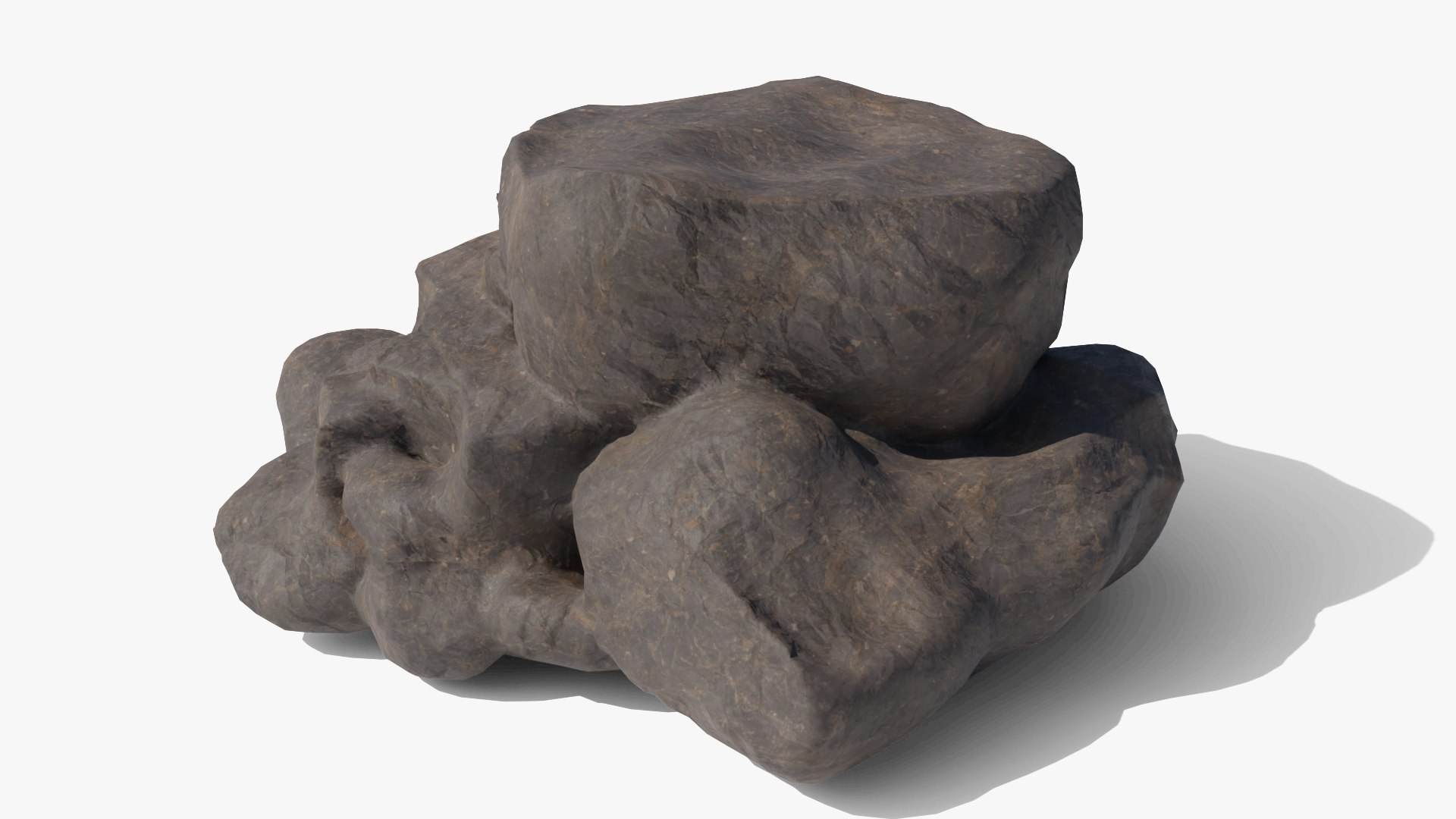3D Large Boulder 2 - TurboSquid 2246275