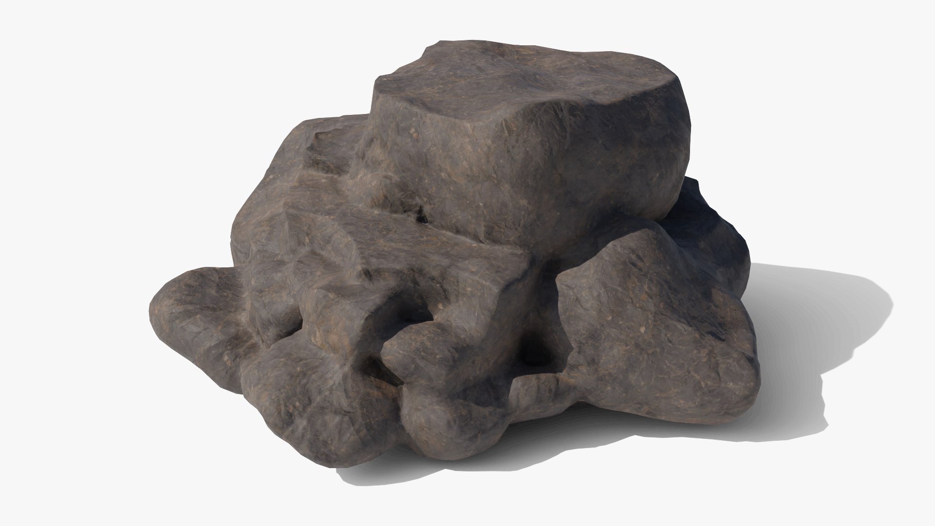3D Large Boulder 2 - TurboSquid 2246275