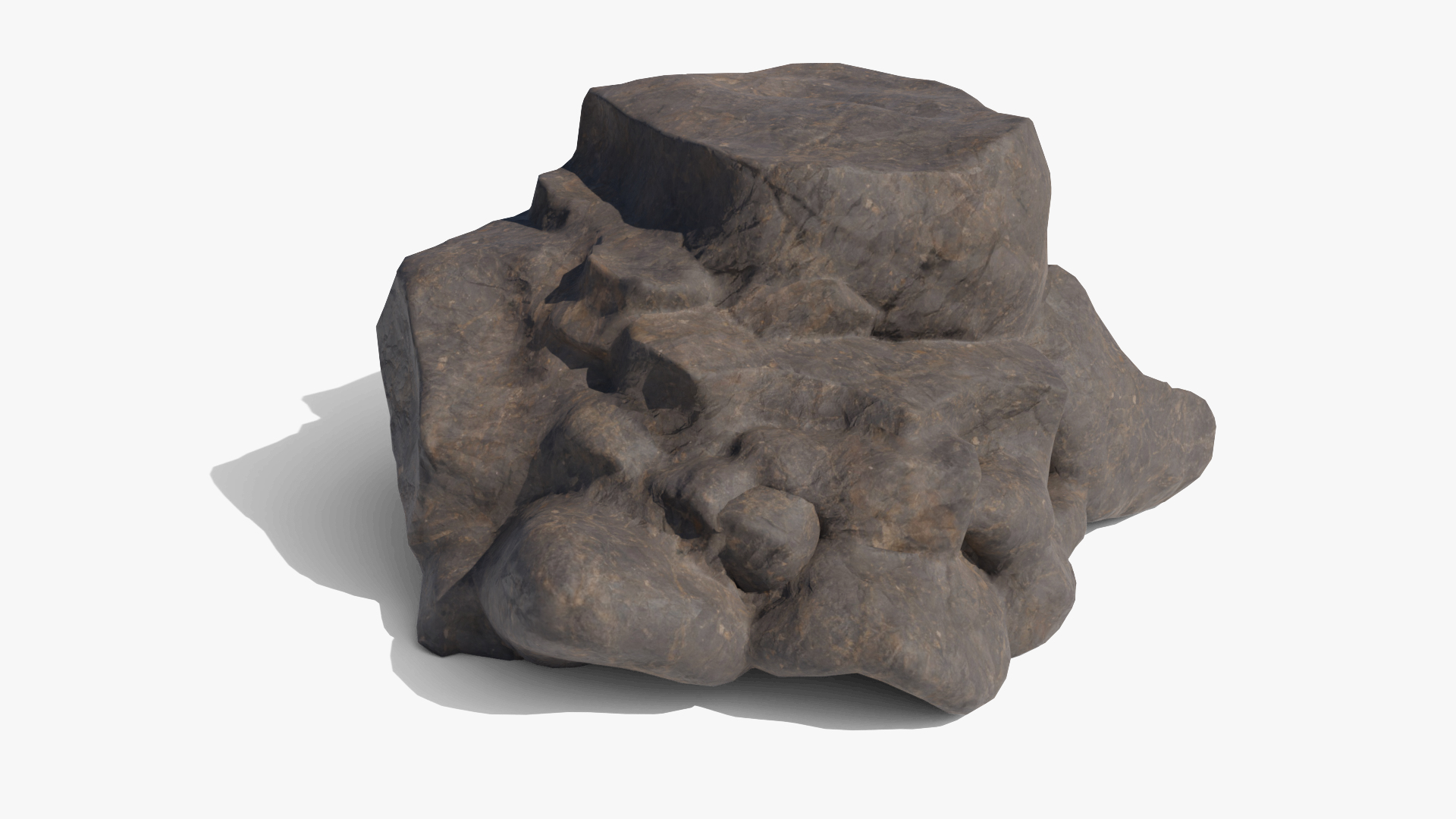 3D Large Boulder 2 - TurboSquid 2246275