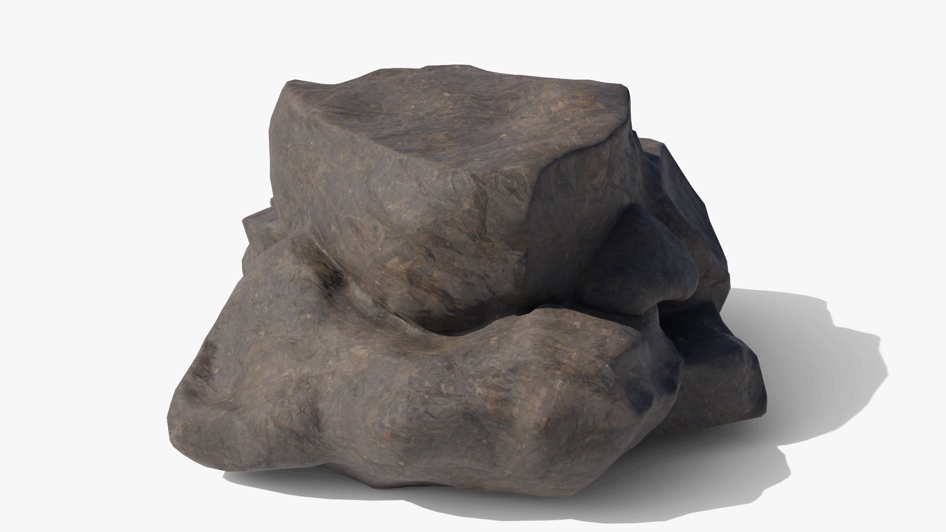 3D Large Boulder 2 - TurboSquid 2246275
