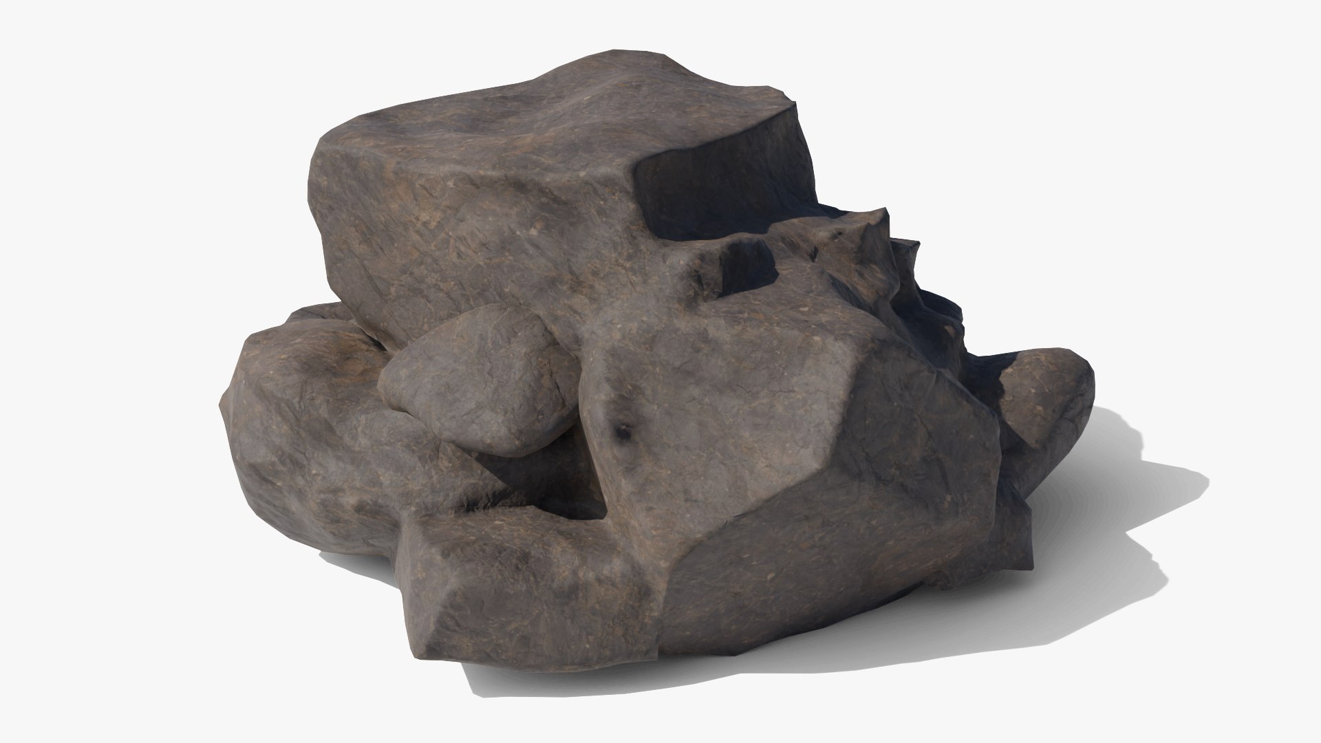 3D Large Boulder 2 - TurboSquid 2246275