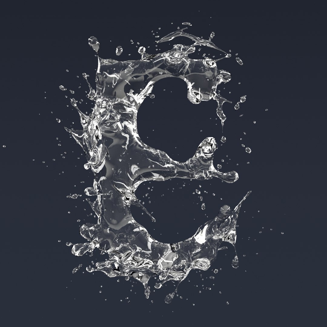 Letter E 3D Model - TurboSquid 1151916