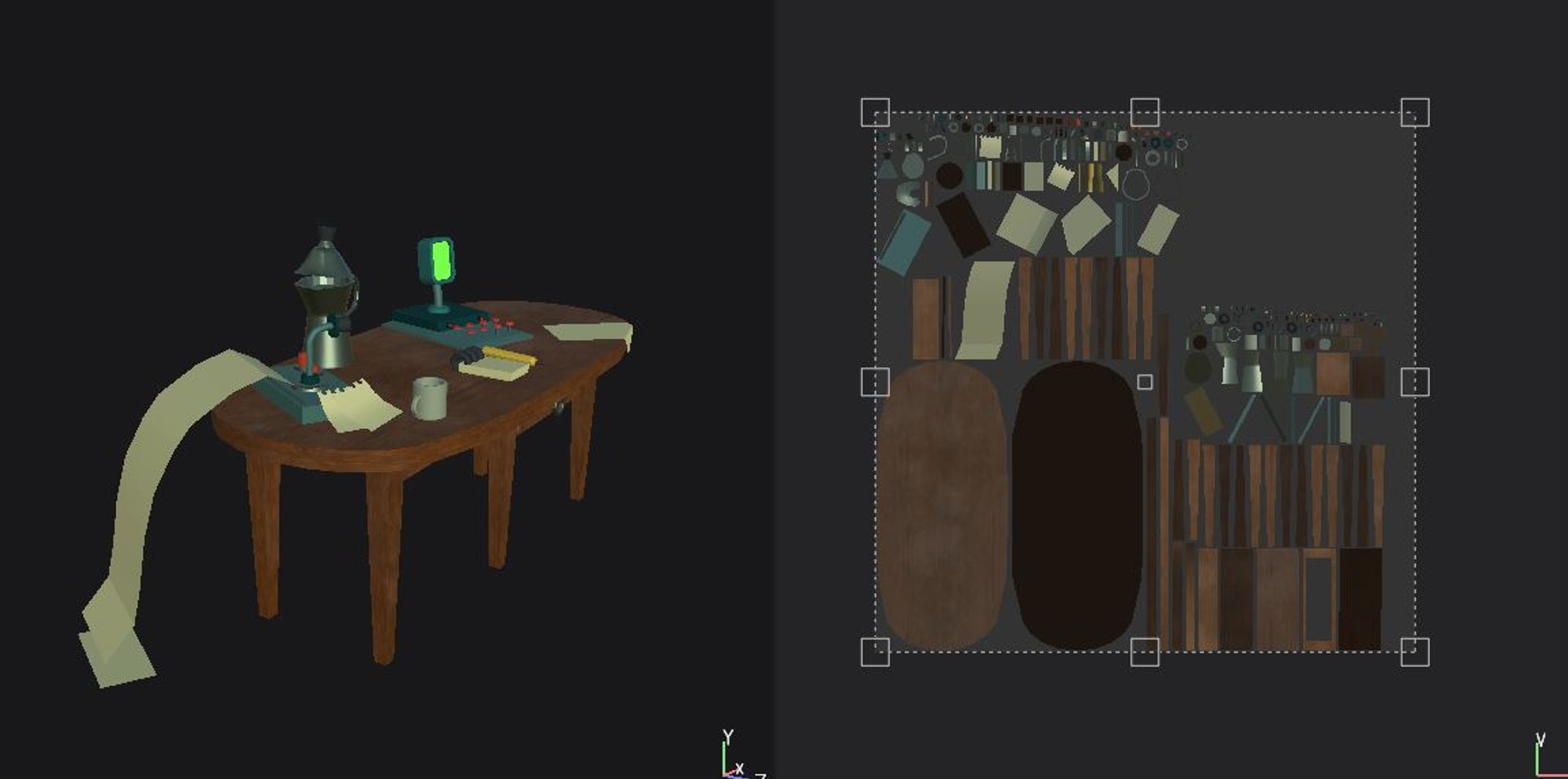 3D Model Cartoon Table - TurboSquid 1661319