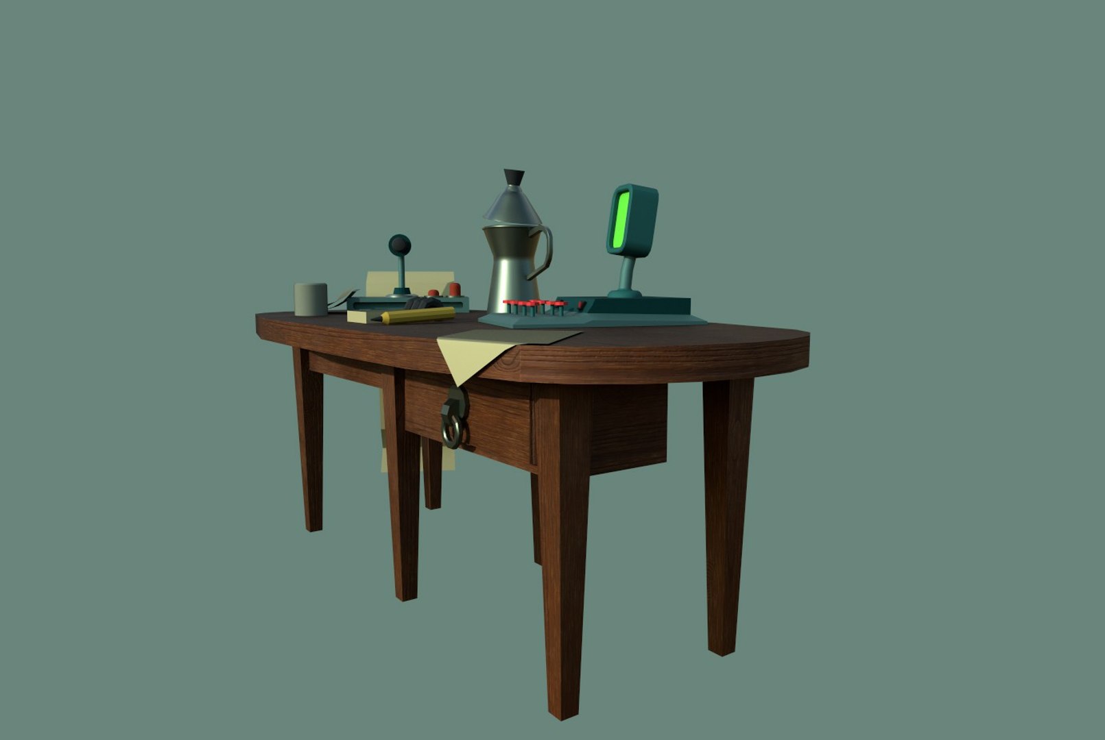 3D Model Cartoon Table - TurboSquid 1661319