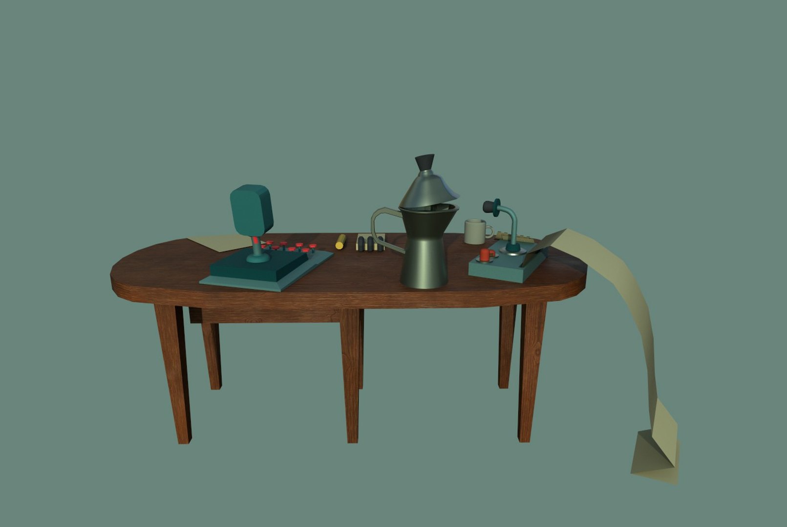 3D Model Cartoon Table - TurboSquid 1661319