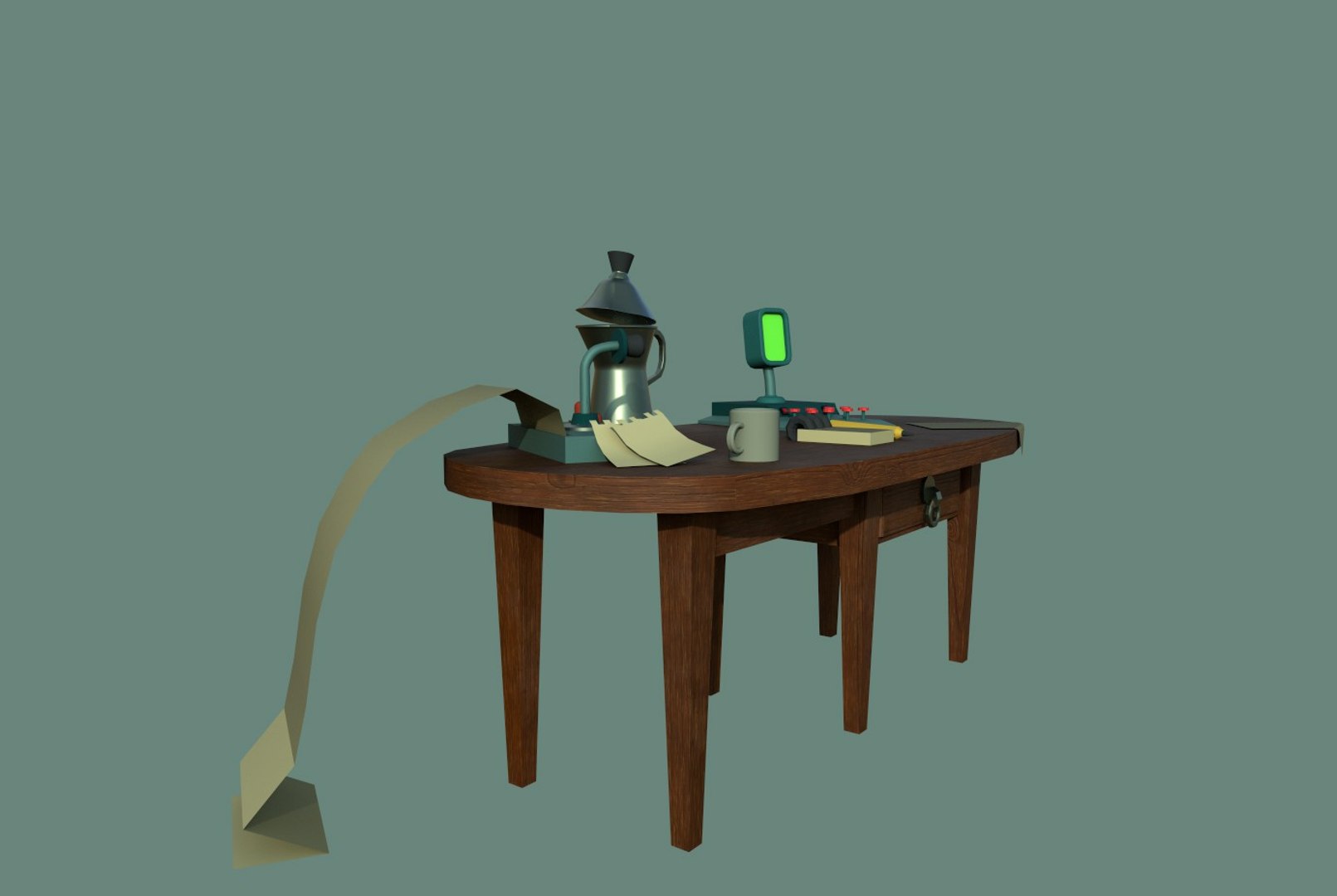 3D Model Cartoon Table - TurboSquid 1661319