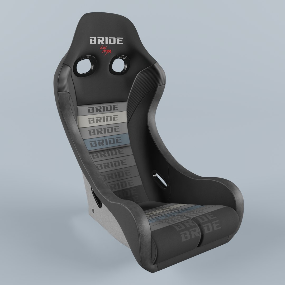 BRIDE ZIEG IV Gradation Logo Seat 3D Model - TurboSquid 1789961