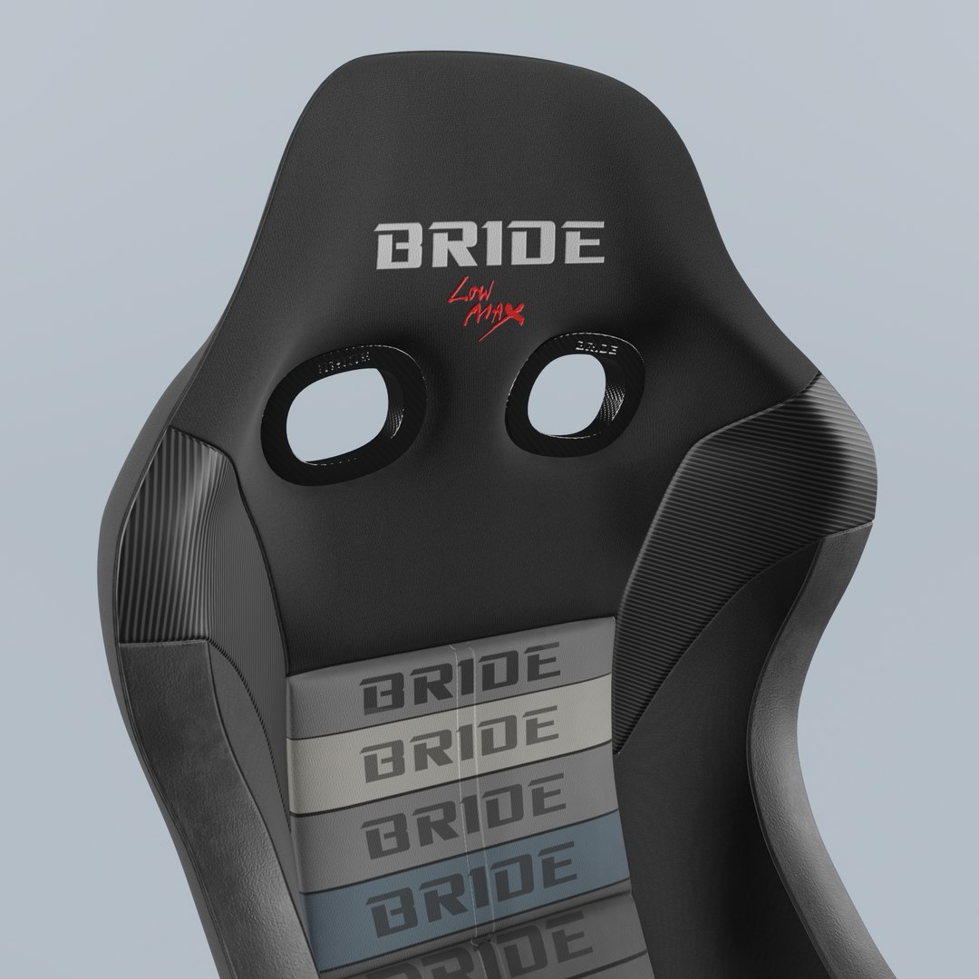BRIDE ZIEG IV Gradation Logo Seat 3D Model - TurboSquid 1789961