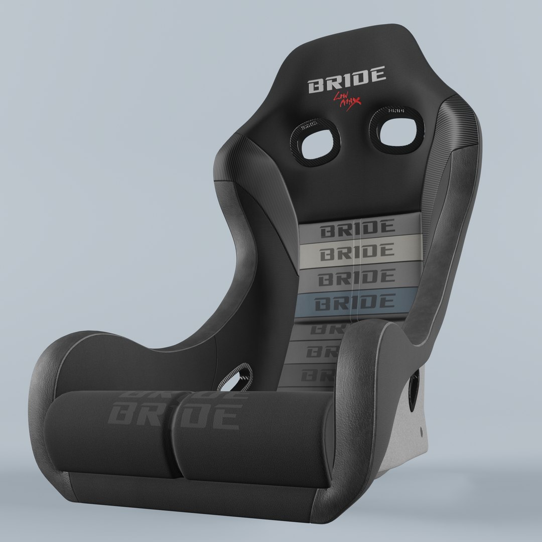 BRIDE ZIEG IV Gradation Logo Seat 3D Model - TurboSquid 1789961