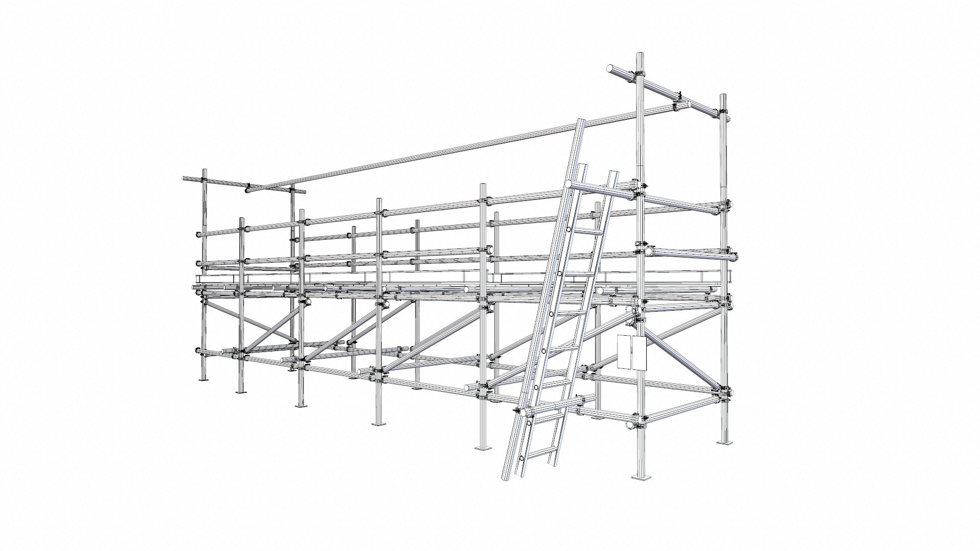 3D Scaffolding - TurboSquid 2345576