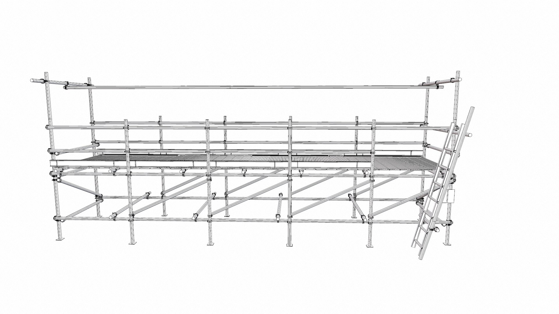 3D Scaffolding - TurboSquid 2345576