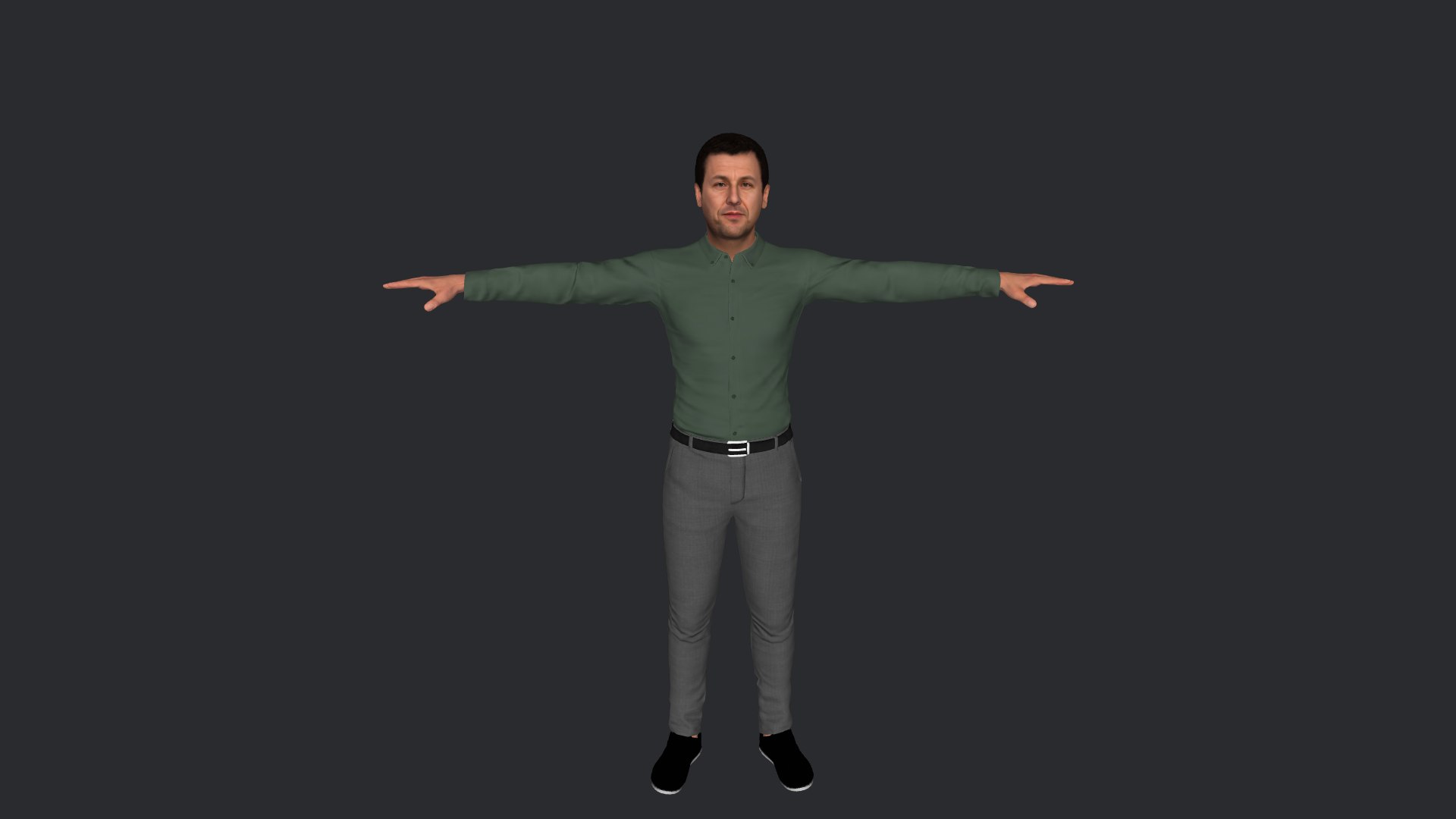 Adam Sandler Hyper Realistic Full Body Fully Rigged 3D Character 3D ...