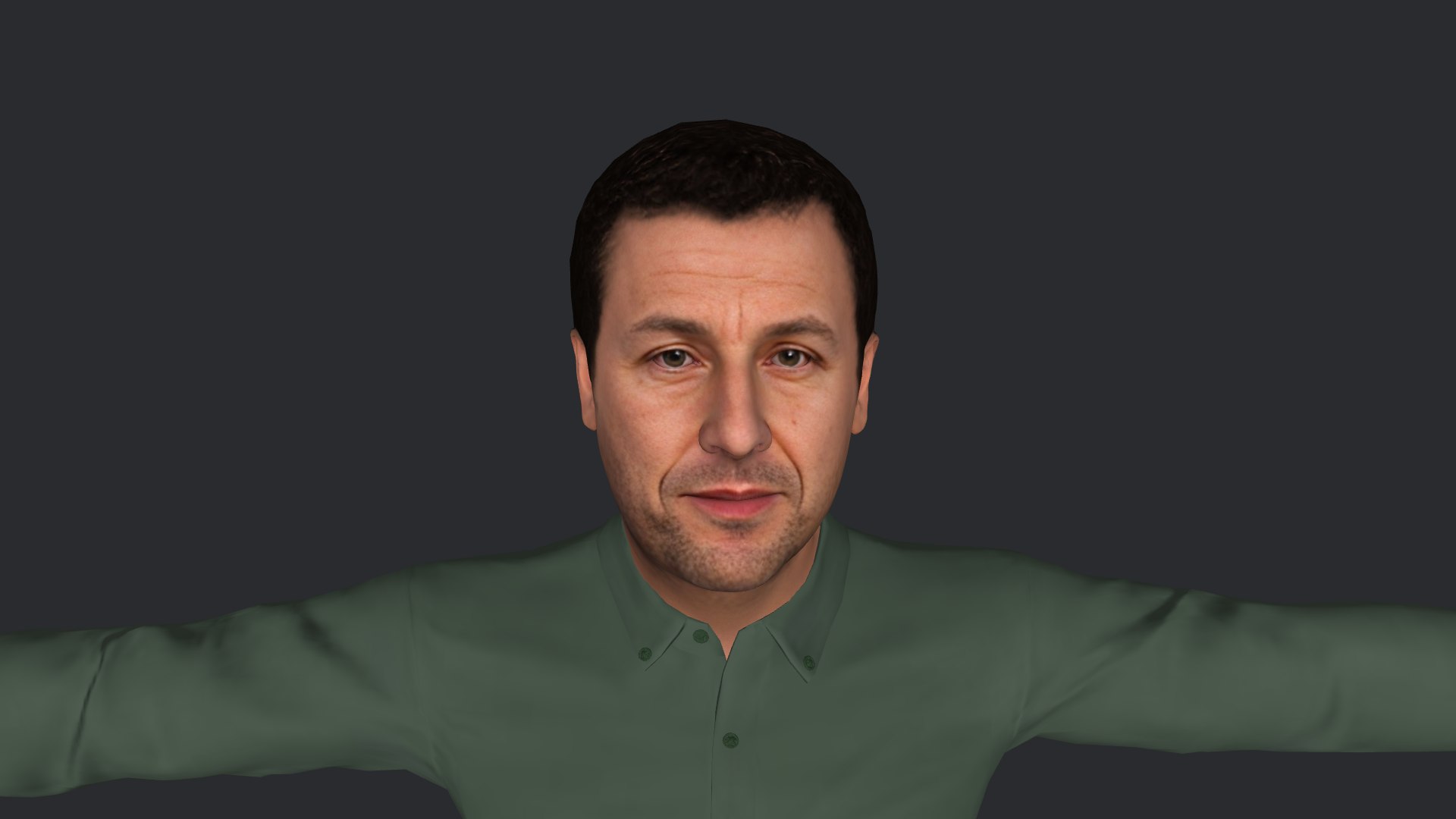 Adam Sandler Hyper Realistic Full Body Fully Rigged 3D Character 3D ...