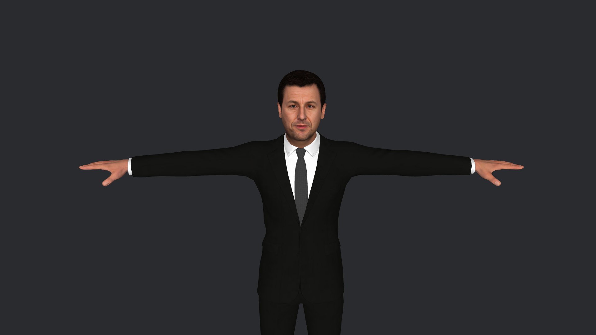 Adam Sandler Hyper Realistic Full Body Fully Rigged 3D Character 3D ...