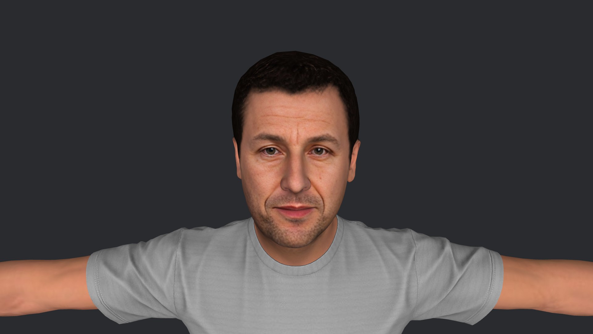 Adam Sandler Hyper Realistic Full Body Fully Rigged 3D Character 3D ...