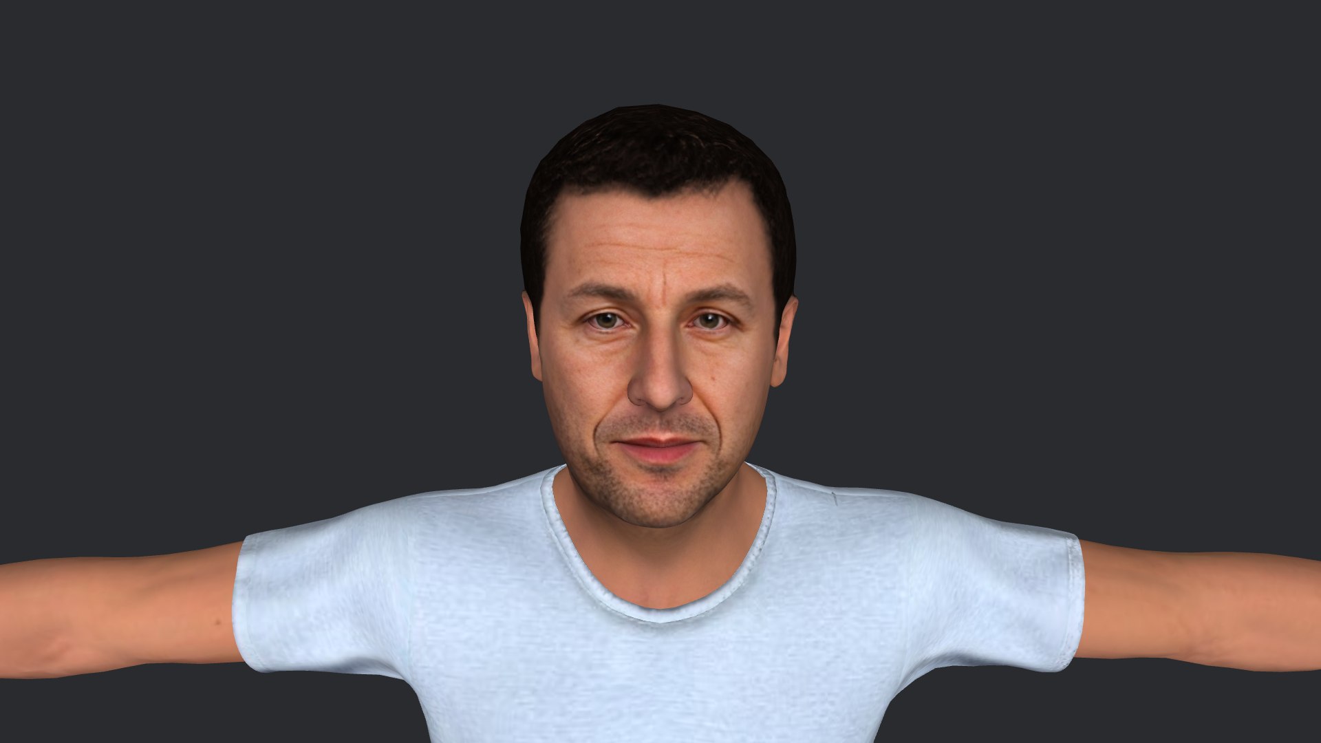 Adam Sandler Hyper Realistic Full Body Fully Rigged 3D Character 3D ...