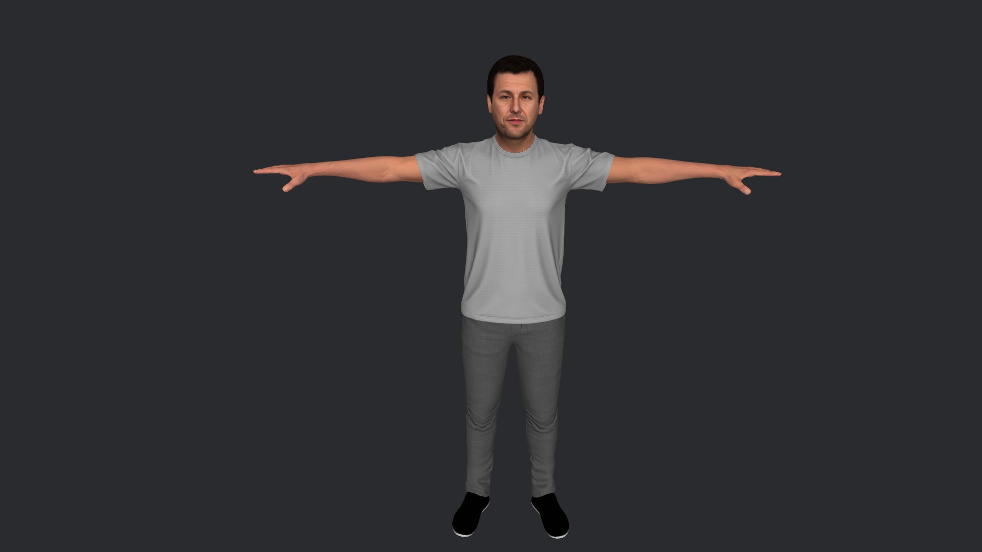 Adam Sandler Hyper Realistic Full Body Fully Rigged 3D Character 3D ...
