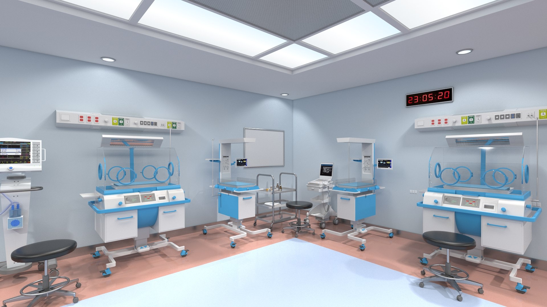 3D neonatology room - TurboSquid 1160770