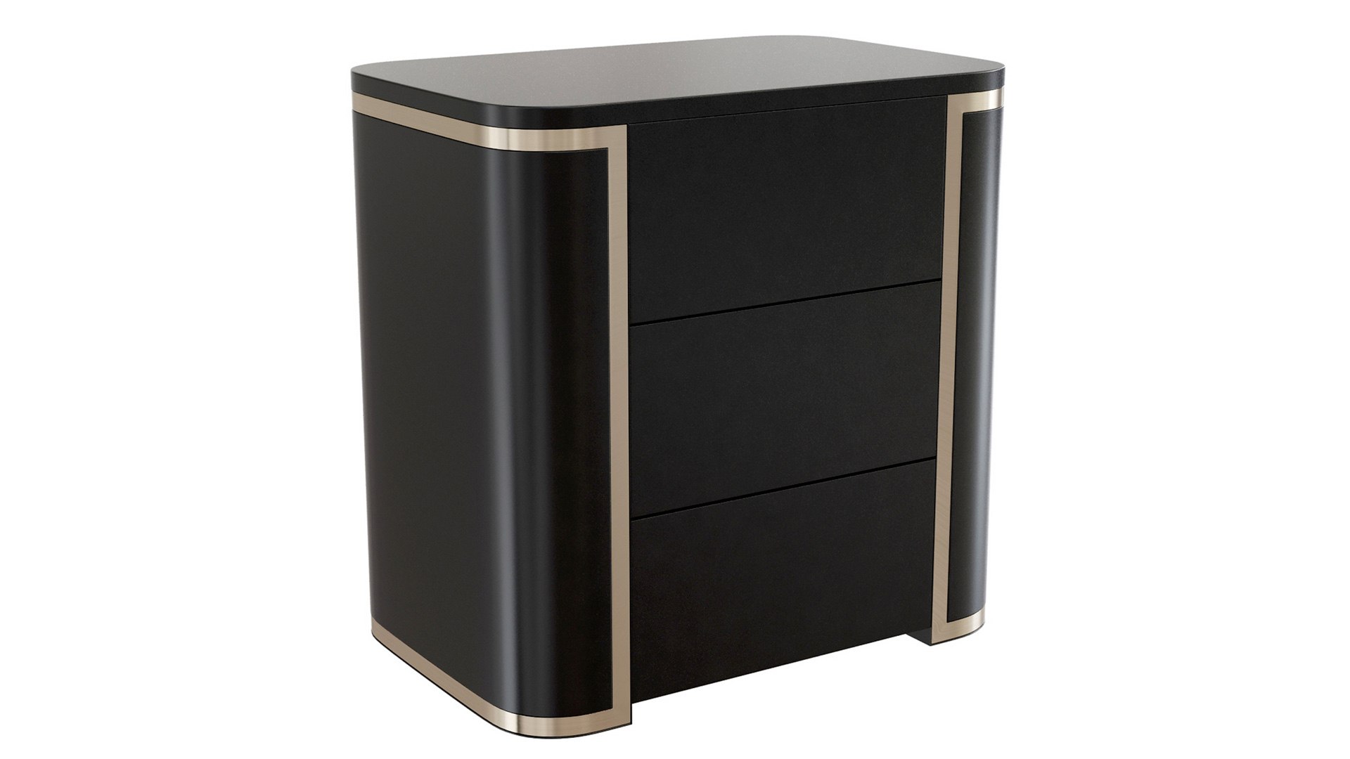 FENDI CASA Mercury Bedside Table 3D Model - TurboSquid 1986641