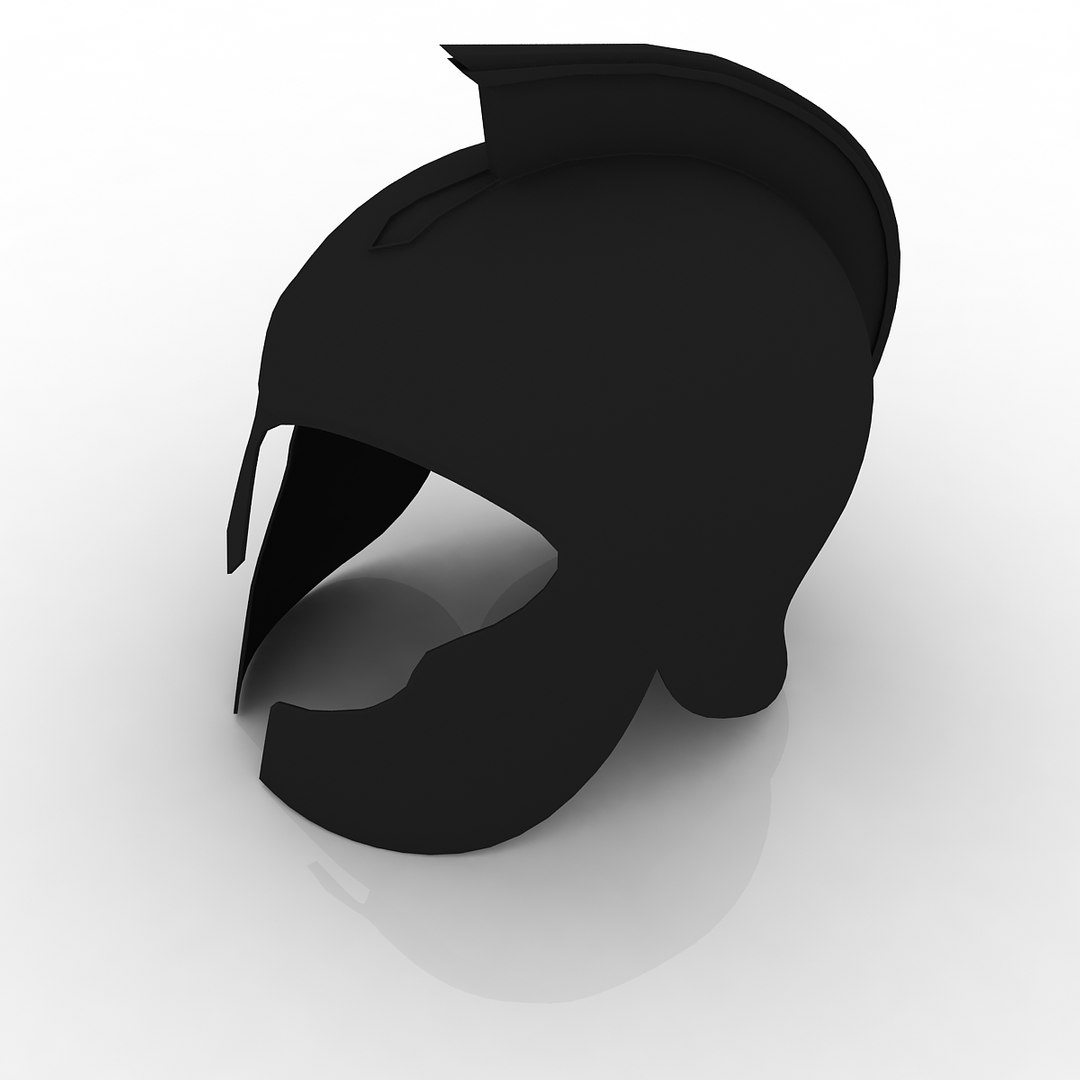spartan helmet 3d dxf