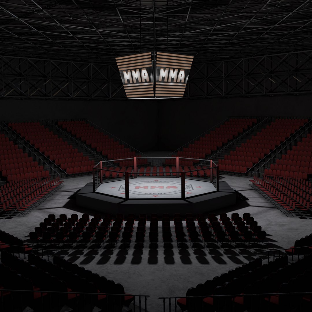 VR MMA Octagon Cage Ring 3D - TurboSquid 2151630