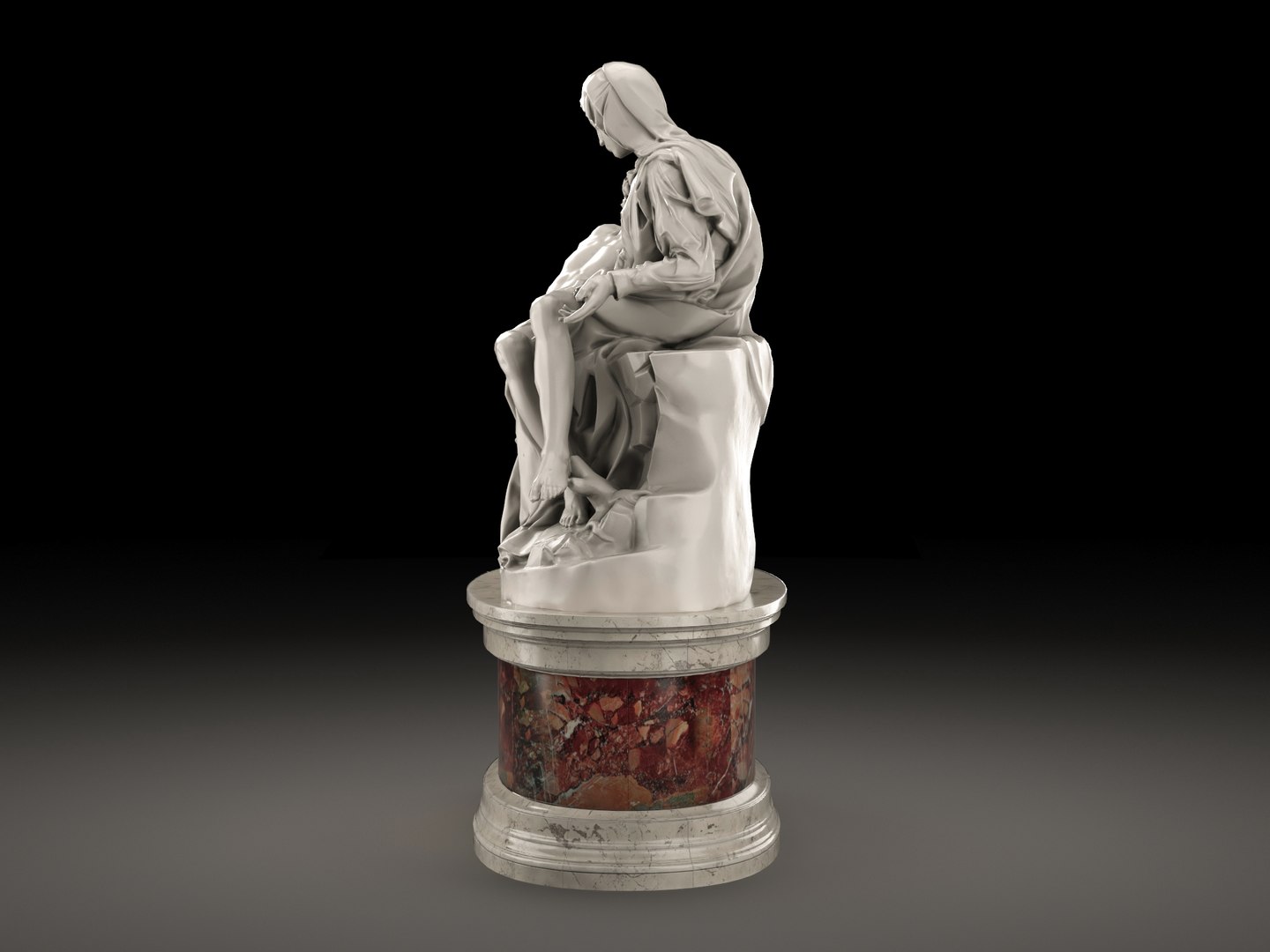 3D Model Pieta By Michelangelo - TurboSquid 1823683