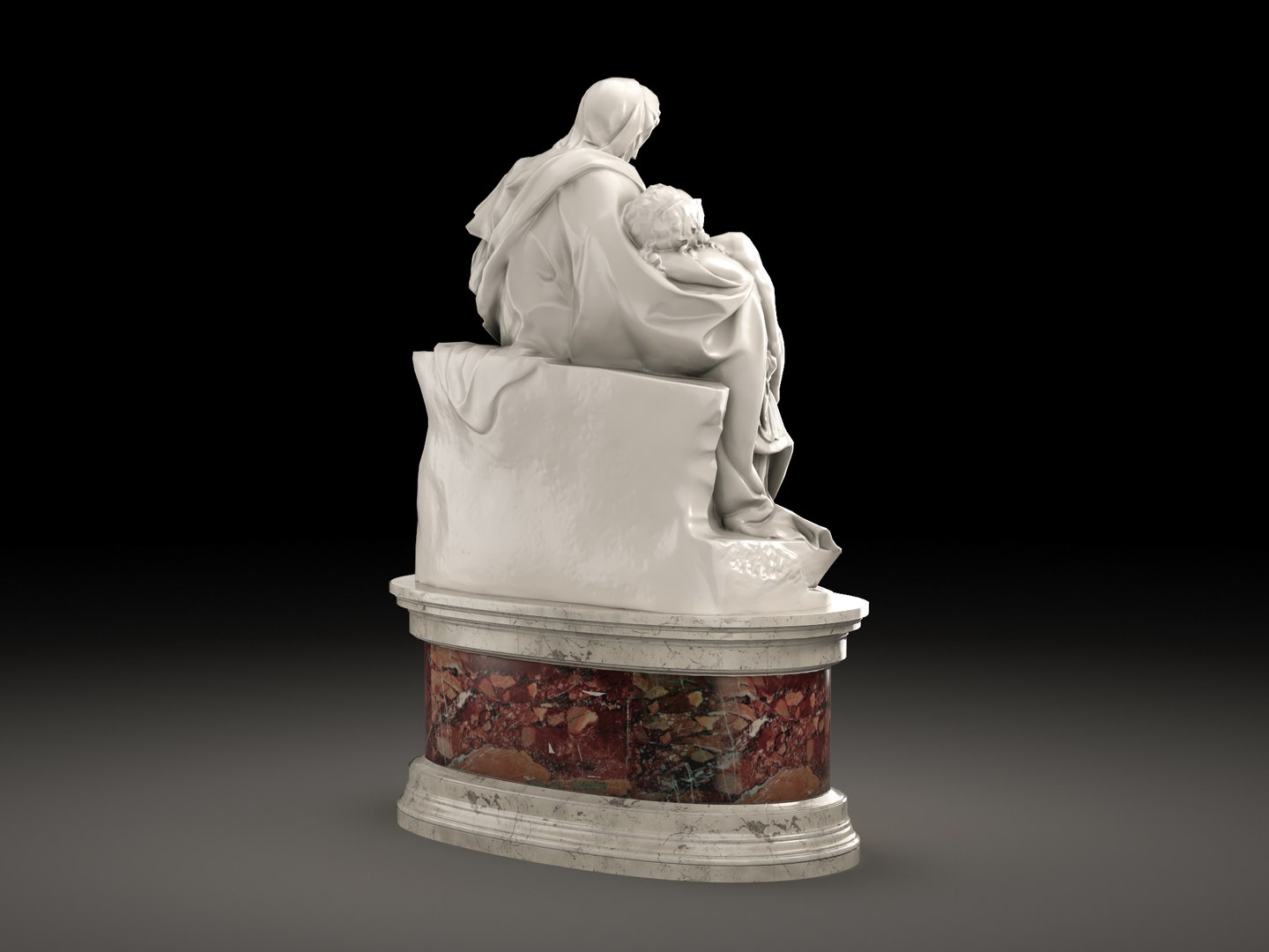 3D Model Pieta By Michelangelo - TurboSquid 1823683